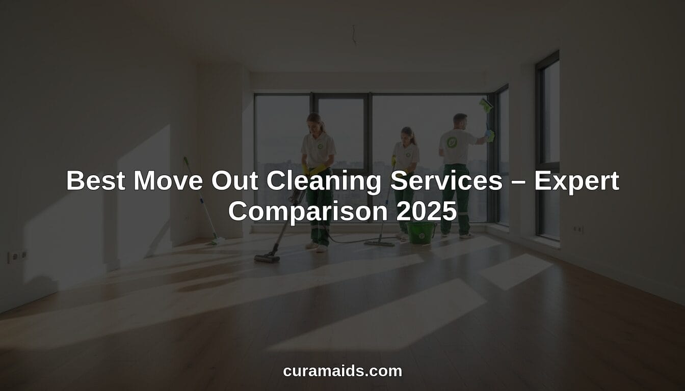 Best Move Out Cleaning Services – Expert Comparison 2025 - Cura Maids