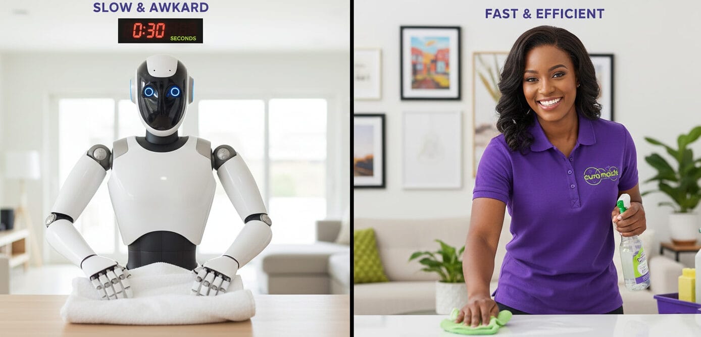 Why Robots Won't Replace Maid Services Near Me | Cura Maids